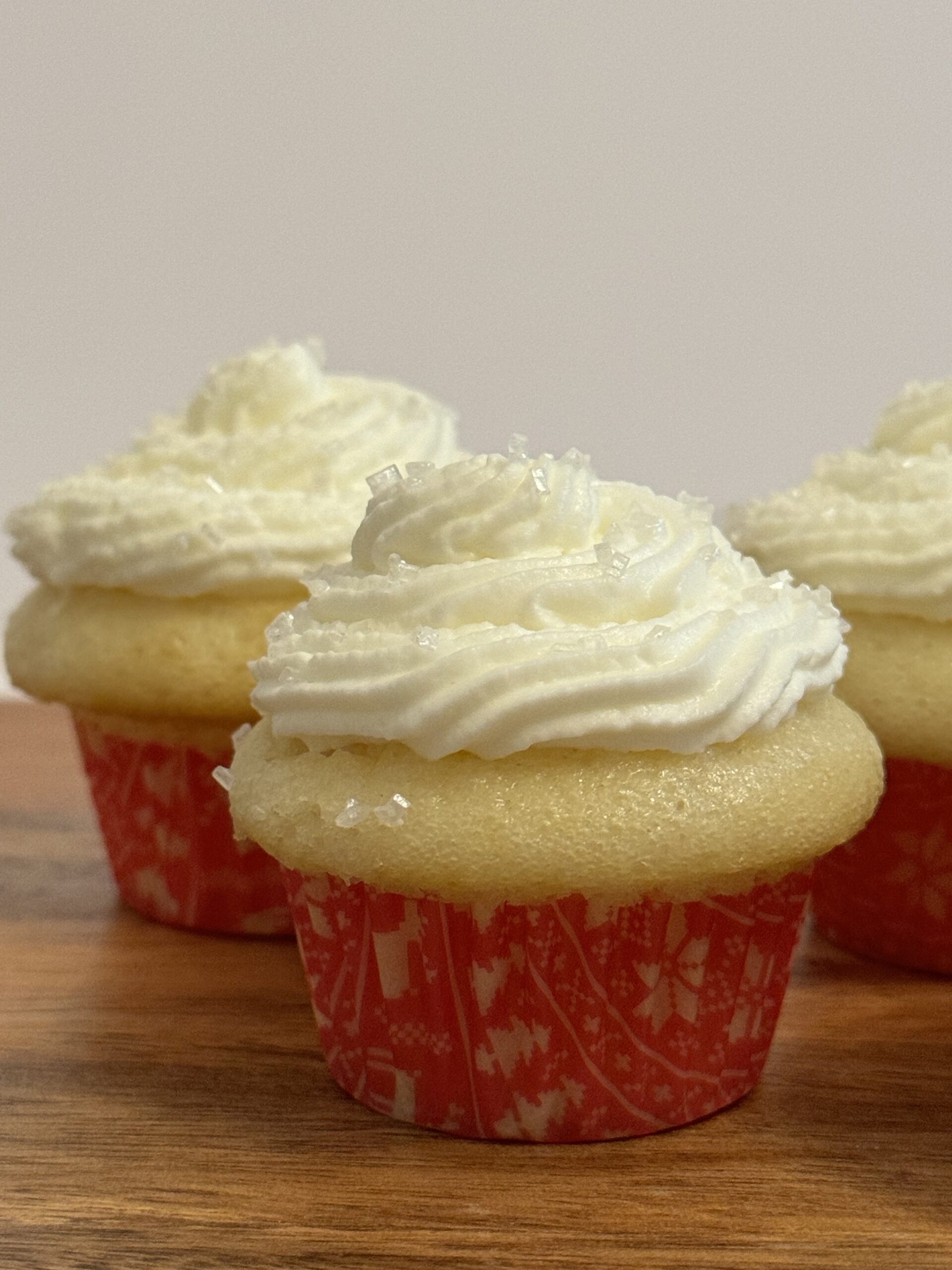 The Best Vanilla Boxed Mix Cupcakes with Maple Whipped Cream - Emily ...