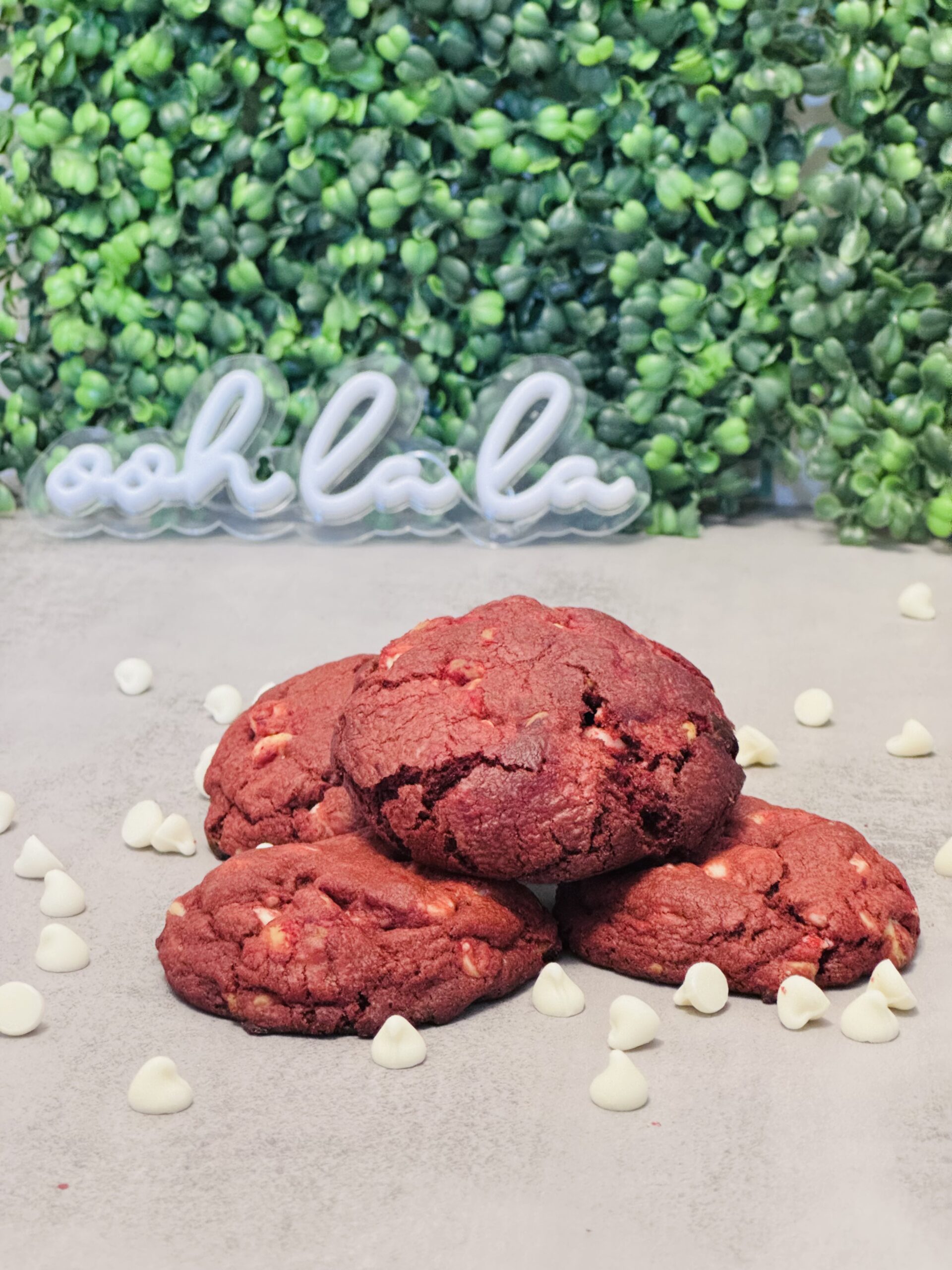 The Best Red Velvet Cookies - Emily gets to baking